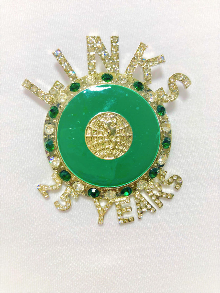 25 YEARS OF ELEGANCE and SERVICE LINKS PIN – Beautiful Things GREEKS ...